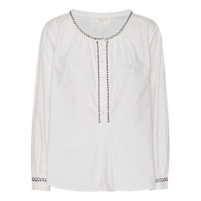 Eva go diva nancy blouse white | KØB HER