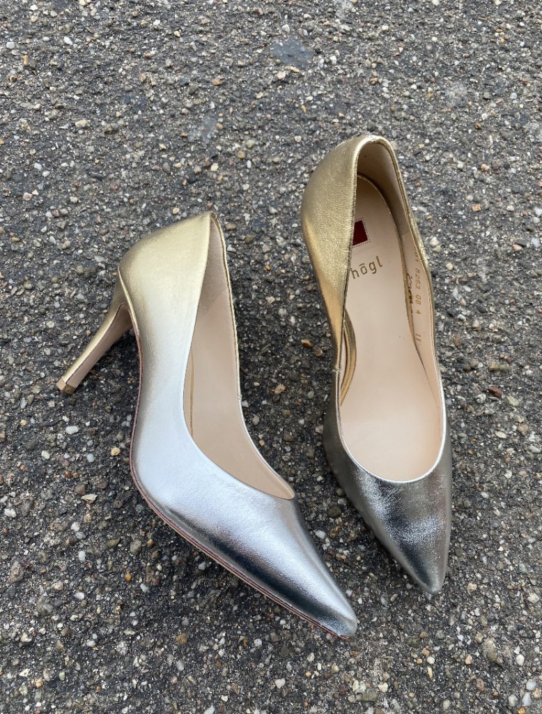 Högl pumps gold silver | KØB HER